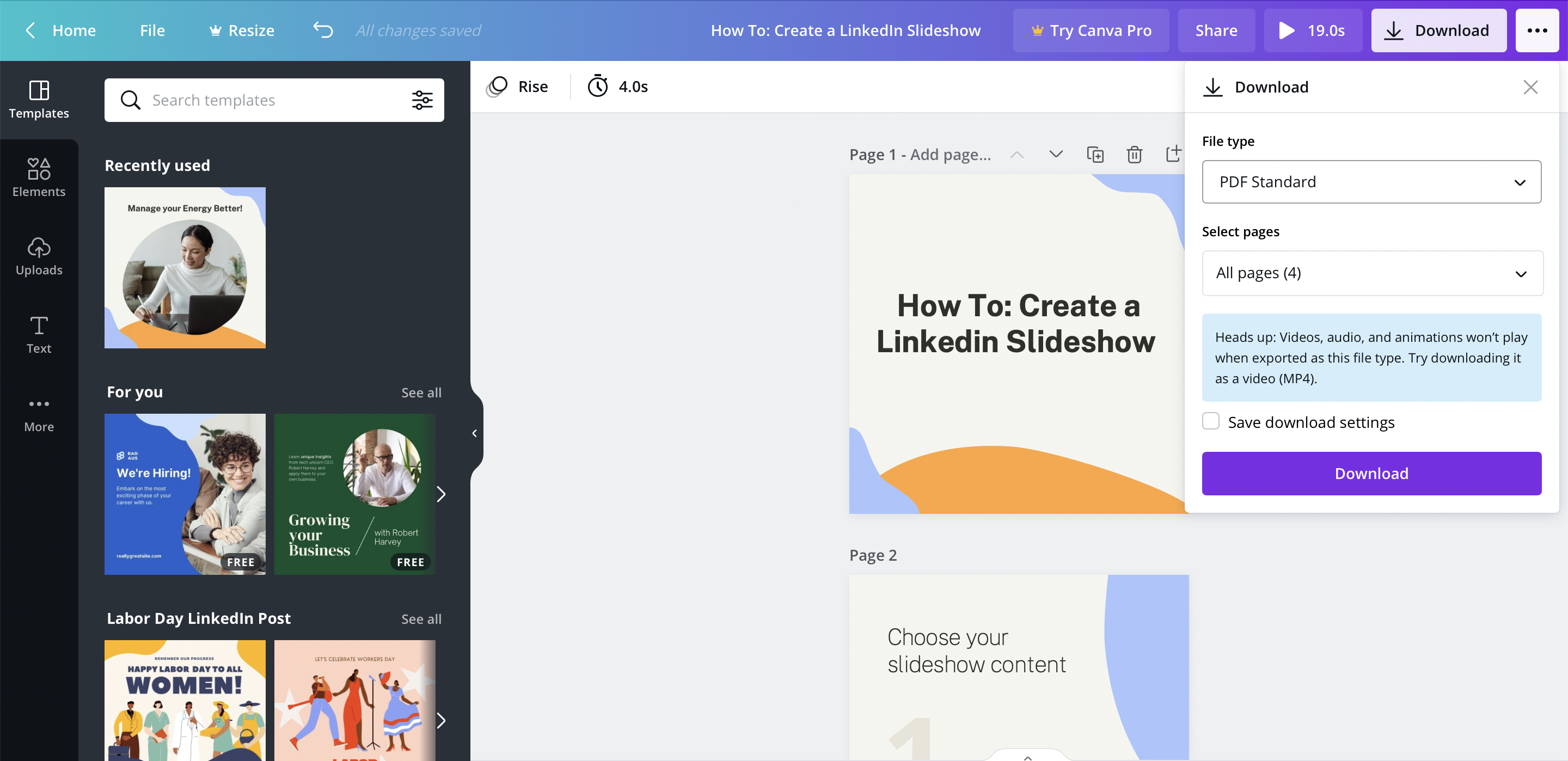 How To: Create LinkedIn Slideshows – Isabella Bonifasi